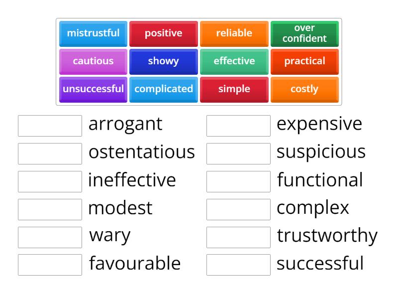 BR B2 U1 - Synonyms first impression - Match up
