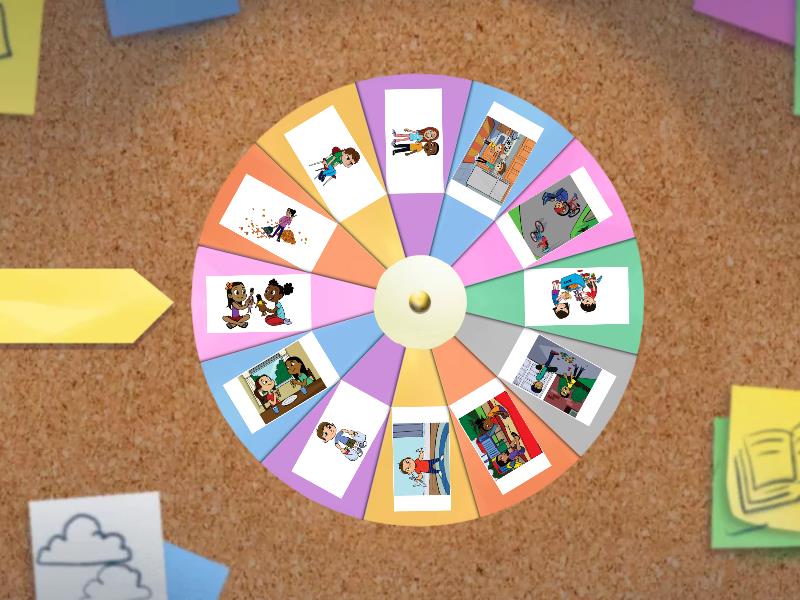 Good Choices and Poor Choices Wheel - Spin the wheel