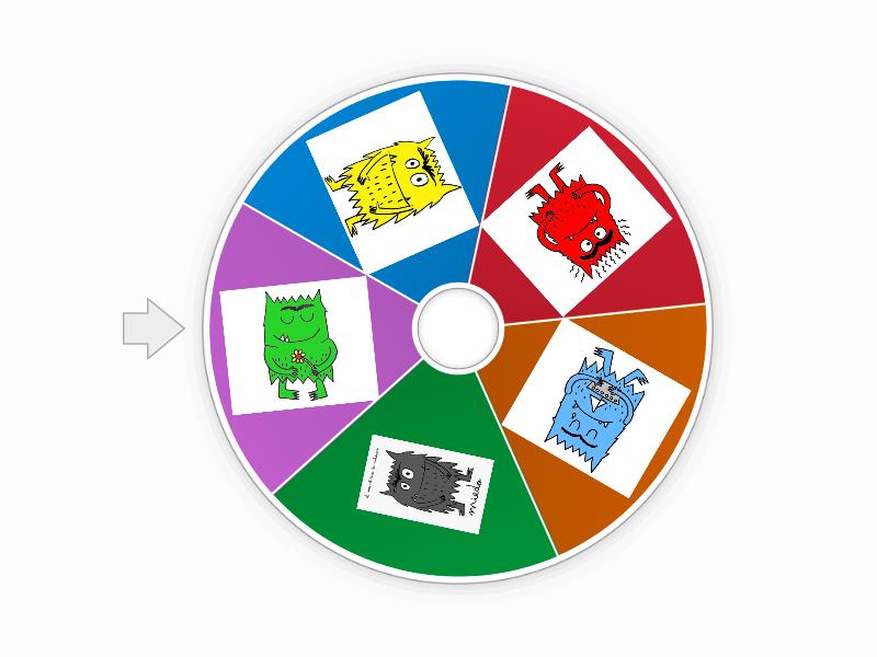 Monstruo de colores - Spin the wheel
