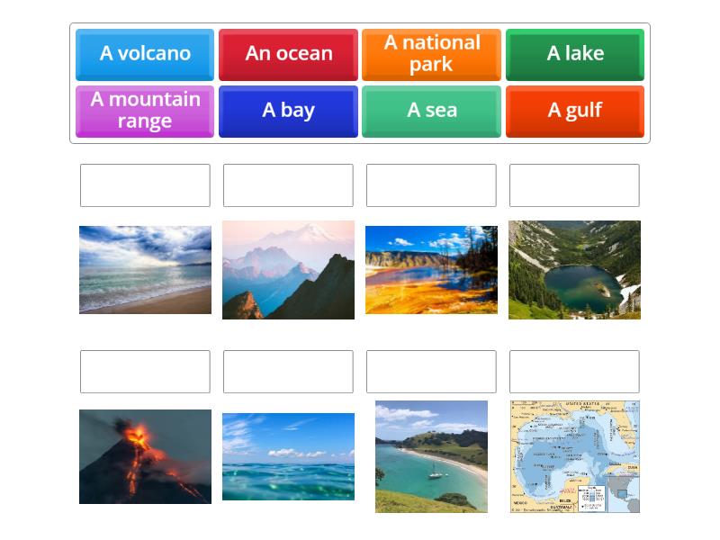 Geographical features - Une las parejas