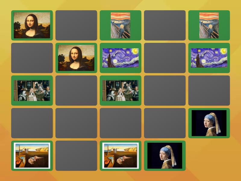 Proceso Cognitivo Memoria Matching Pairs