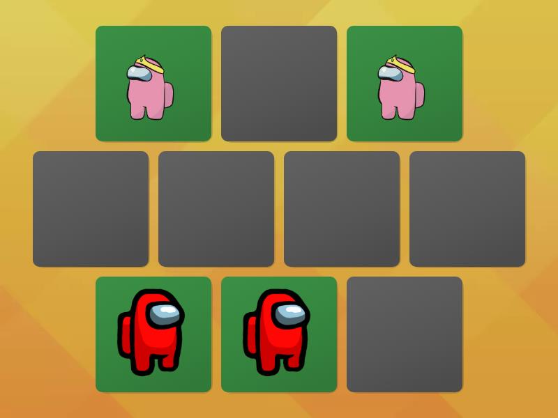 Memory Game among us - Matching pairs