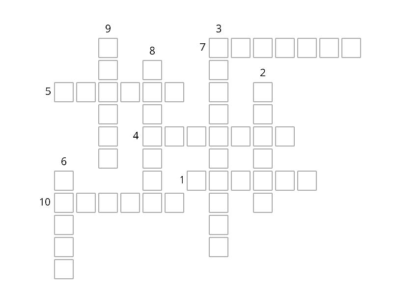 SO A1-A2 Lesson 3.2 Vocabulary - Crossword