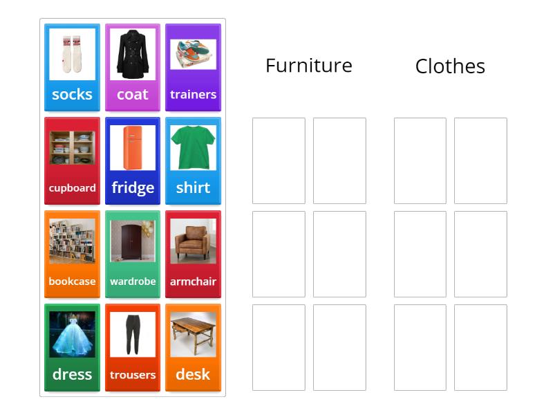 Classify words into correct groups - Group sort