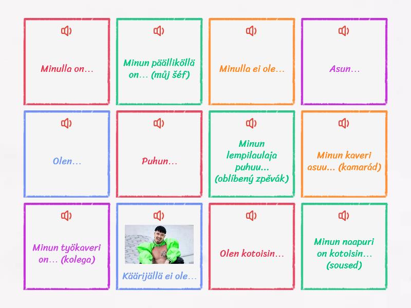 Kuka sinä olet? - Flip tiles