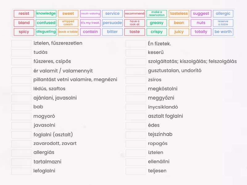 MODULE 3A - matching - Match up