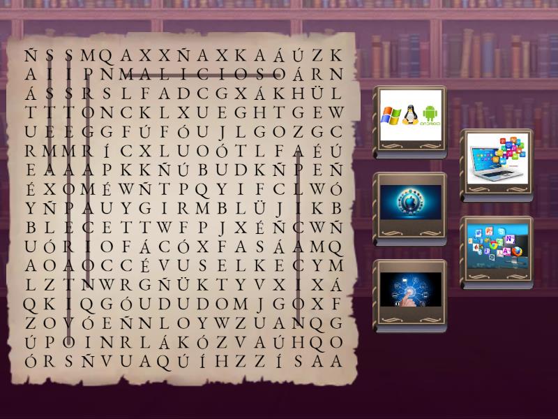 TIPOS DE SOFTWARE - Wordsearch