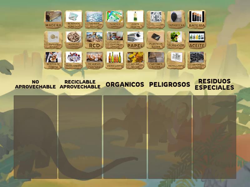CLASIFICACIÓN Y SEPARACIÓN DE RESIDUOS - Group sort