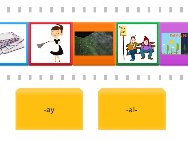 -ai- VS. -ay - Speed sorting