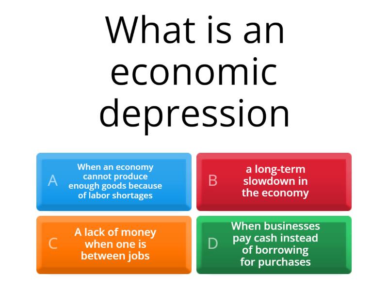 The Great Depression - Quiz