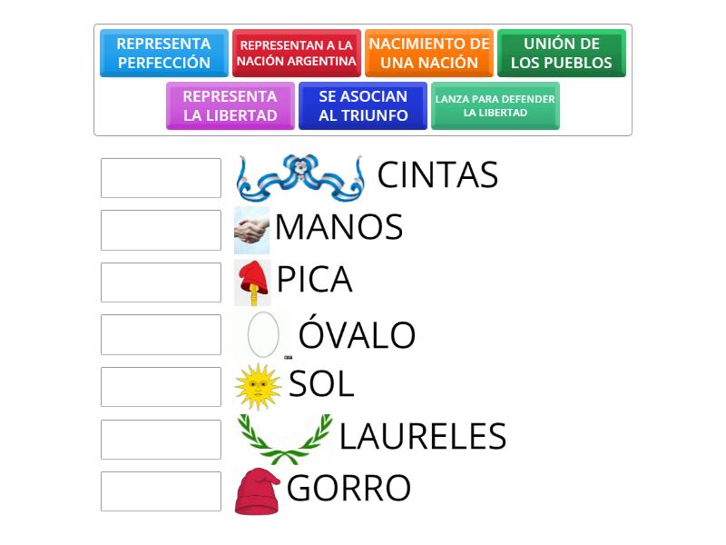SIGNIFICADO DE LAS PARTES DEL ESCUDO NACIONAL - Match up
