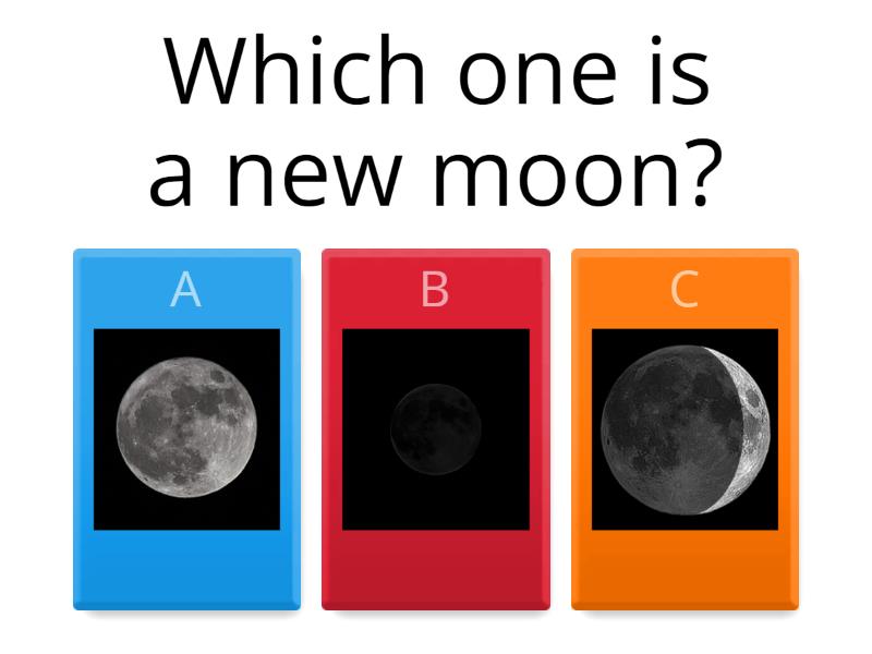 Identify moon phases - Quiz