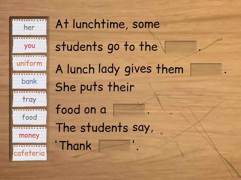 Schools CompleteSentence 5+6 - Complete the sentence