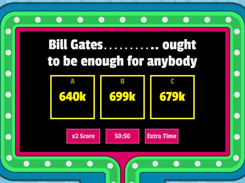 Reading - Gameshow quiz