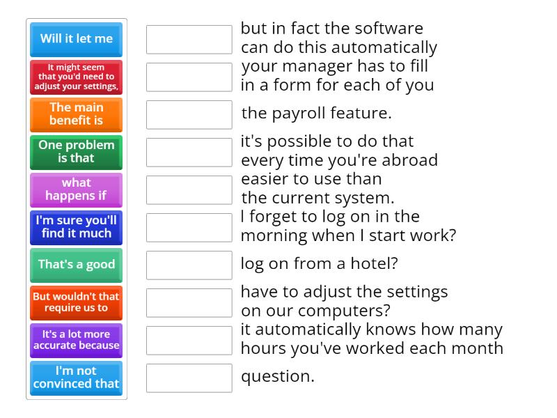 benefits and features - Match up