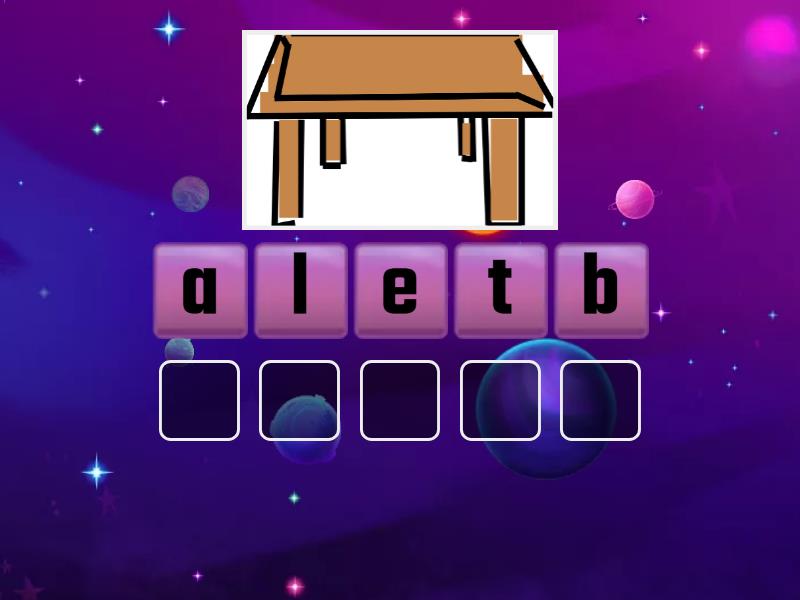 TNF, Unit 8, lesson 3, - Anagram