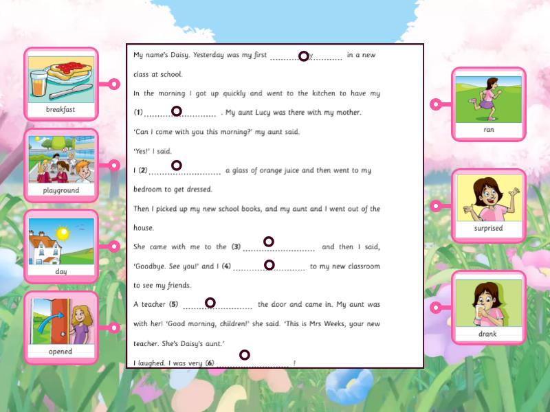 A1 reading sample - Labelled diagram