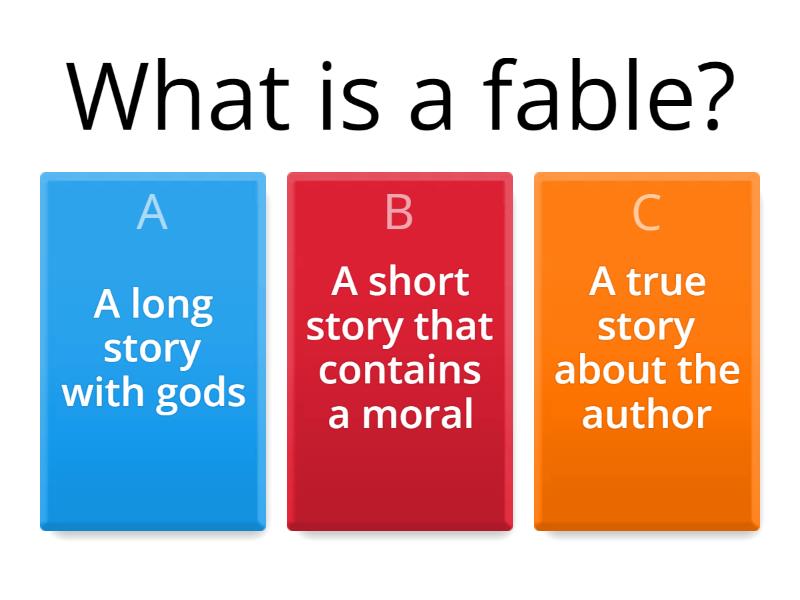 Fables - Quiz