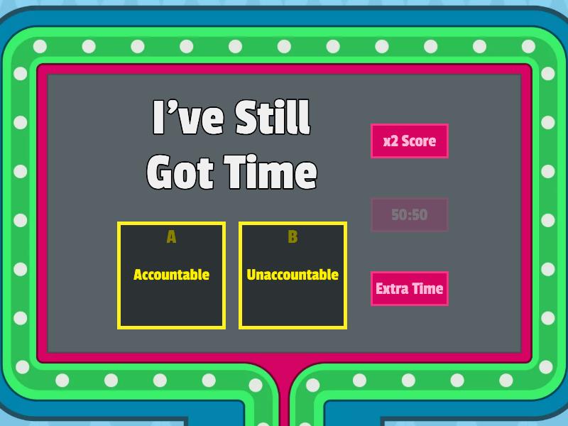 Accountable Vs Unaccountable- Quiz Show - Game show de TV
