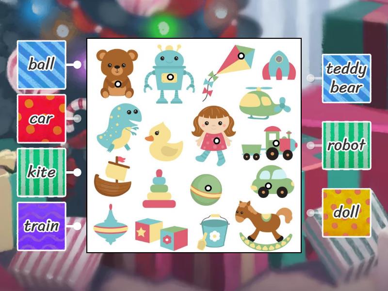 Toys - Labelled diagram