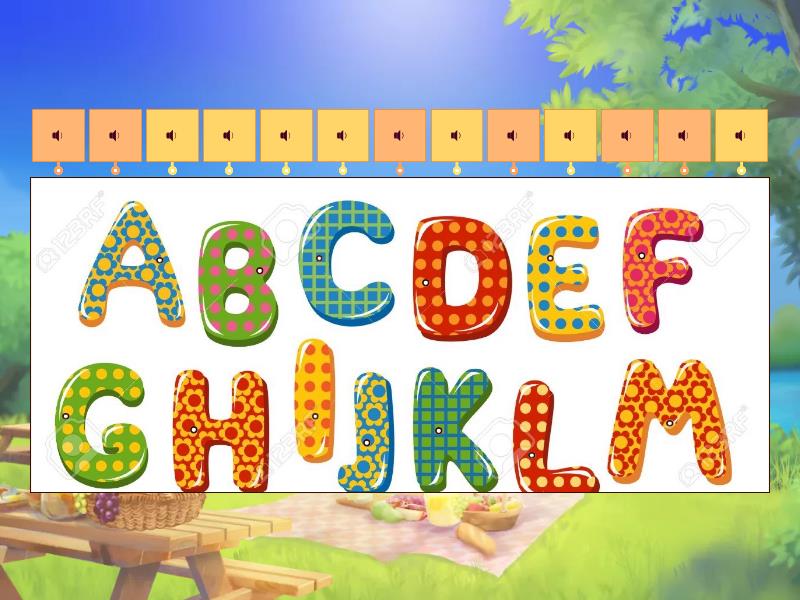 Part 1. Match the letters. (A-M) - Labelled diagram