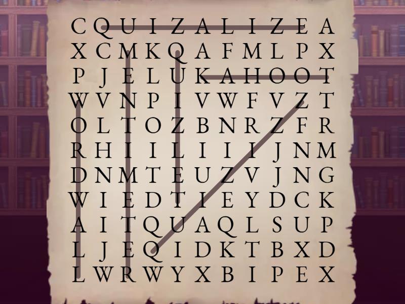 sejarah - Wordsearch