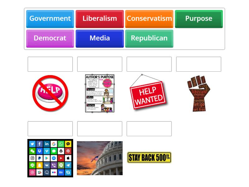 Topic 2 Media Literacy and Politics Picture Match Set 1 - Match up