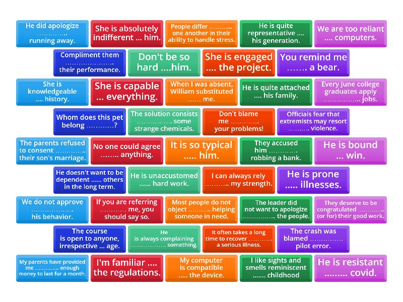 Prepositions C1 level 2 - Flip tiles