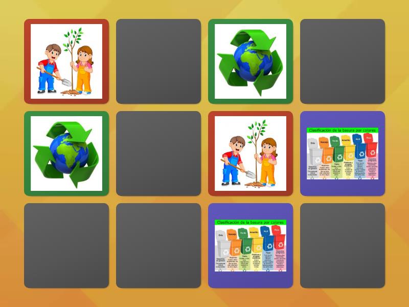 Cuidado del medio ambiente - Matching pairs