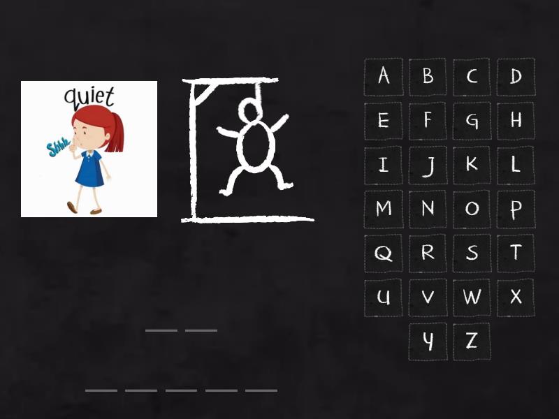 Classroom language - Hangman