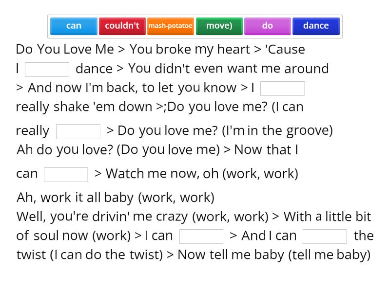 Music - Missing word