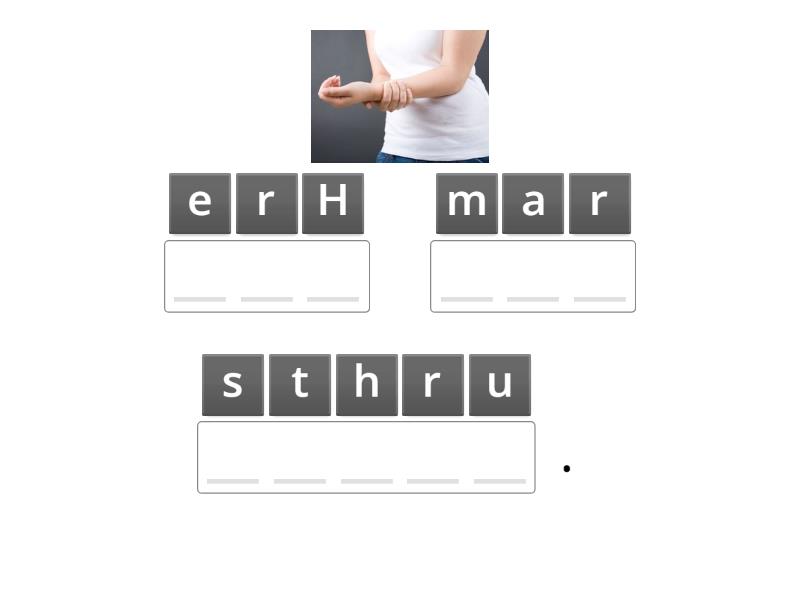 Human body - Sickness - Anagram