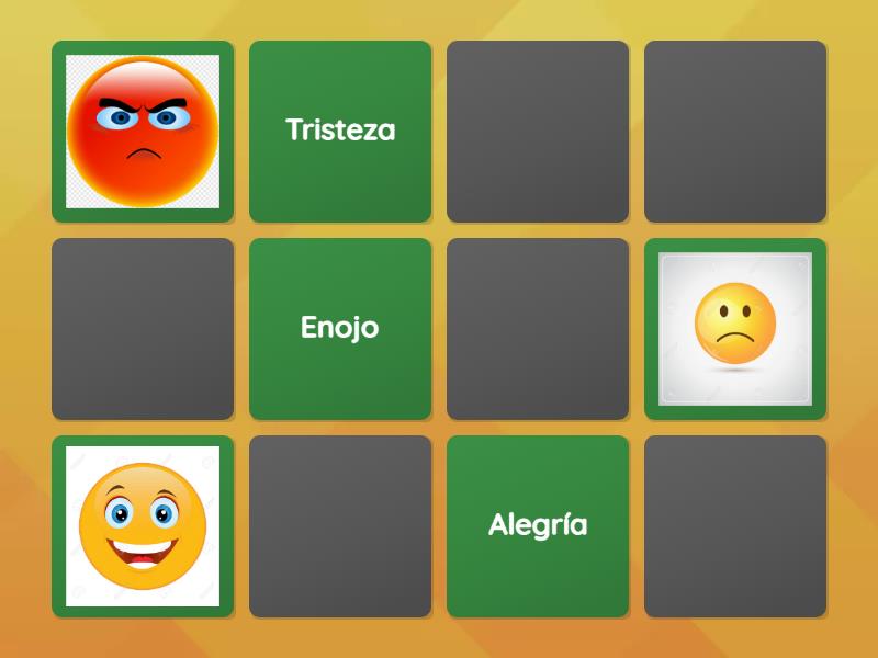 Memorama de emociones - Matching pairs