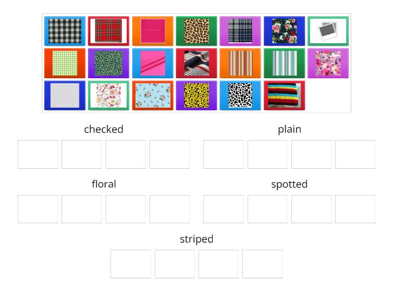 Go Getter 4. Unit 1. patterns - Ordenar por grupo