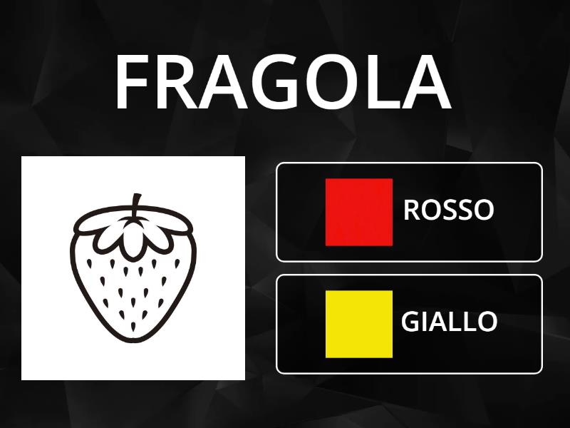 DI CHE COLORE E'? - Quiz