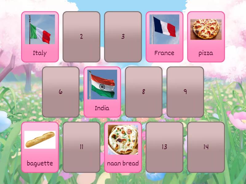 Bread from Around the World - Matching pairs