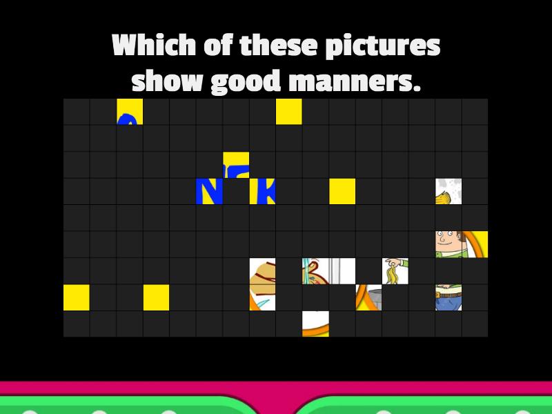 Good Manners - Image quiz