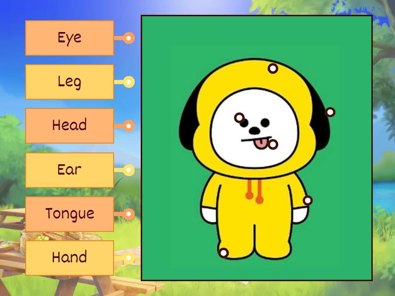 Chimmy - Labelled diagram