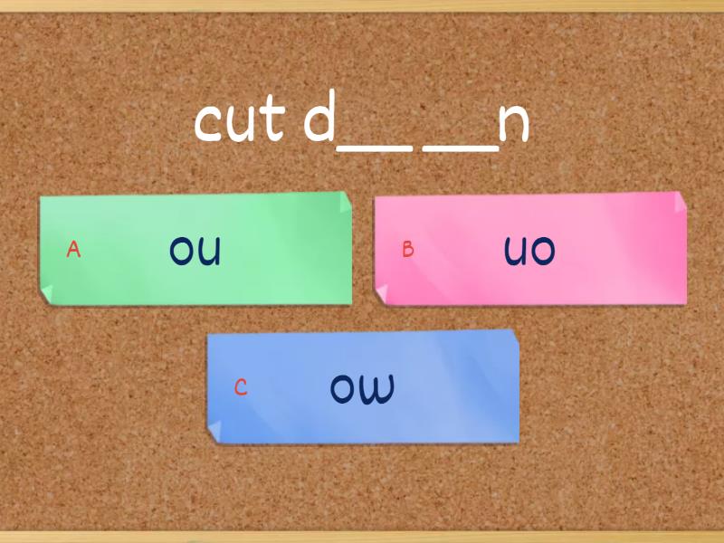 Missing words - Quiz