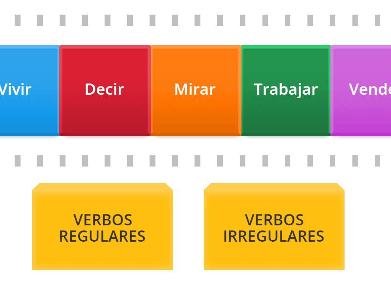 ¿REGULAR O IRREGULAR? - Clasificación rápida