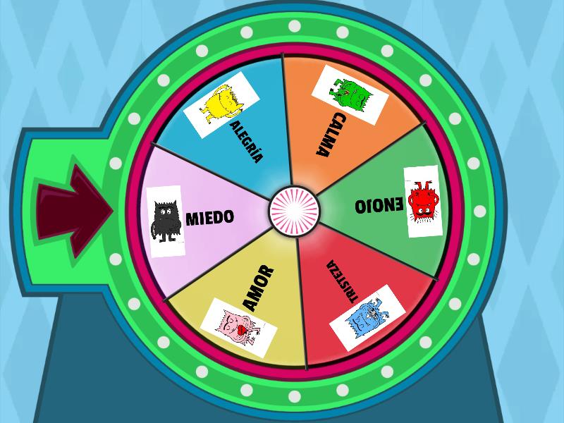 Conociendo mis emociones con el Monstruo de Colores - Spin the wheel