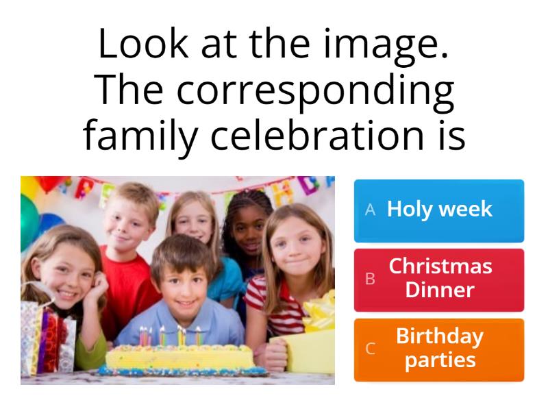 Celebrations - Quiz