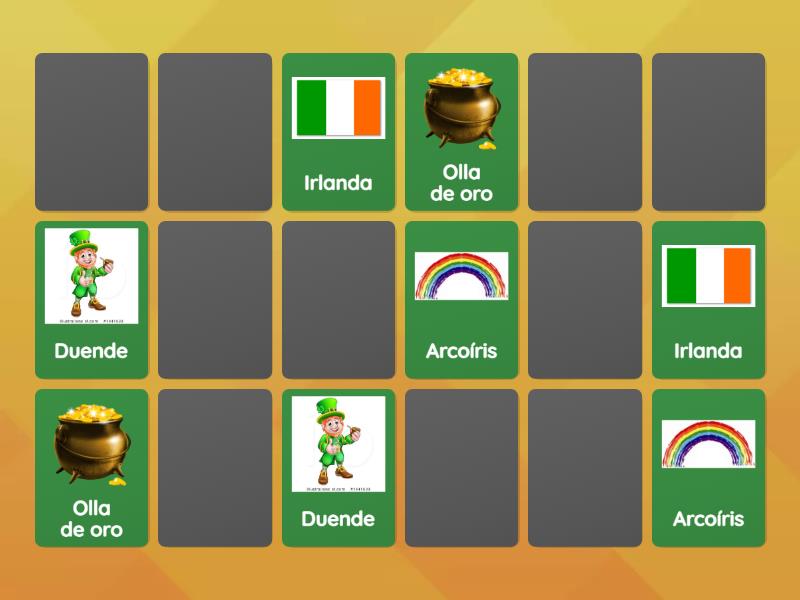 San Patricio Memoria - Matching pairs