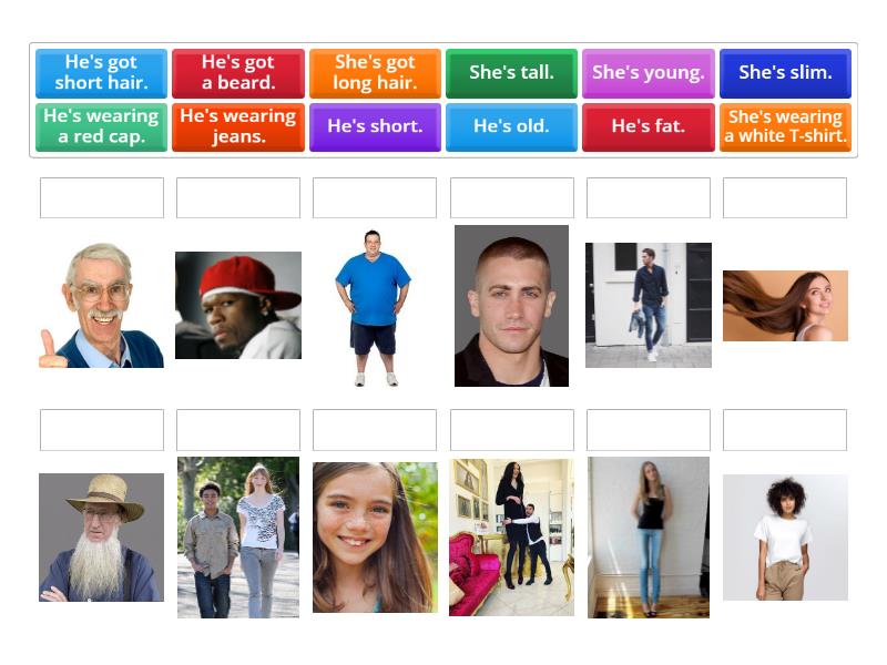 describing people - Match up