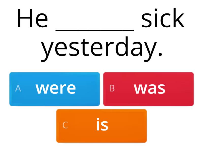 ING ::: Simple Past simple ::: VERB TO BE - แบบทดสอบ