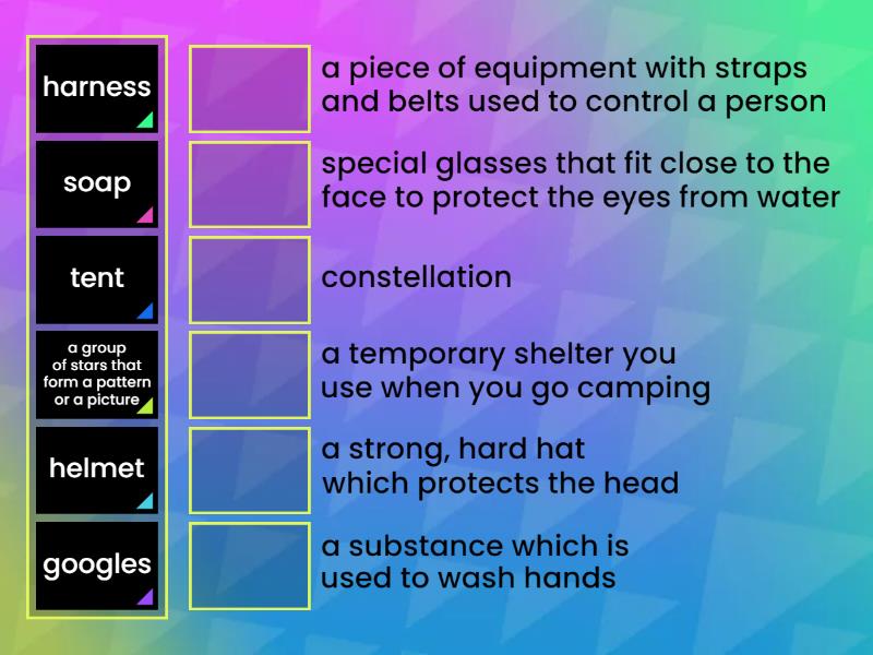 equipment - Match up