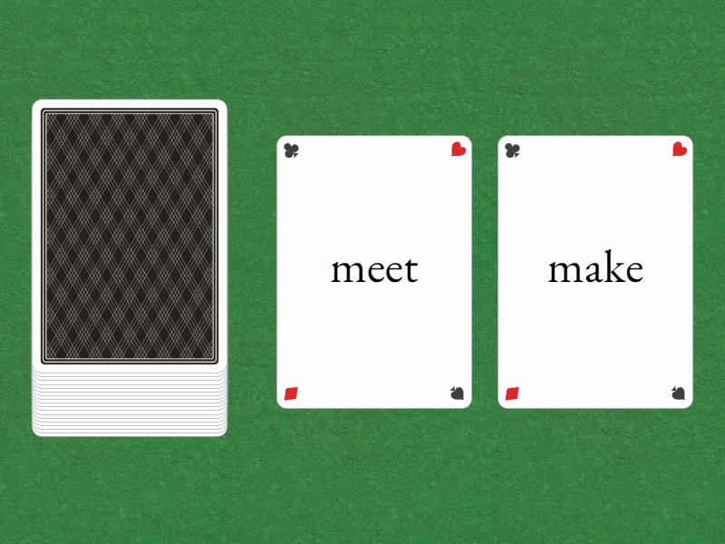 flyers irregular verbs part 3 - Speaking cards