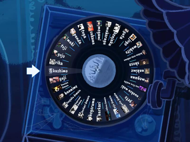 who your jjk character - Spin the wheel