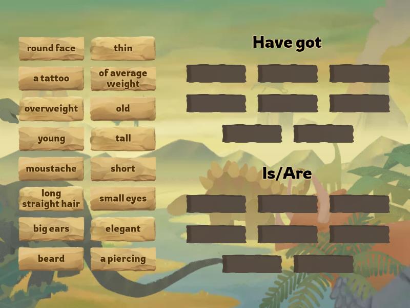 Describing appearance - Group sort