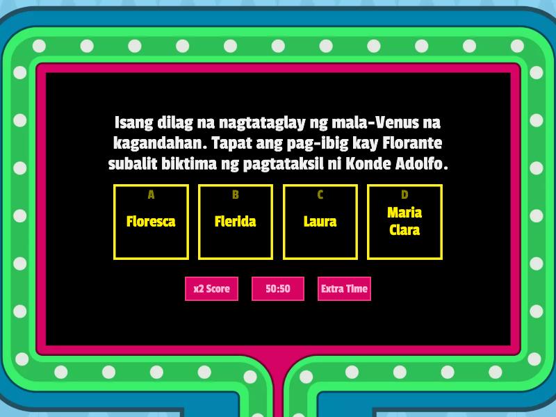FLORANTE AT LAURA GROUP 3 - Gameshow quiz